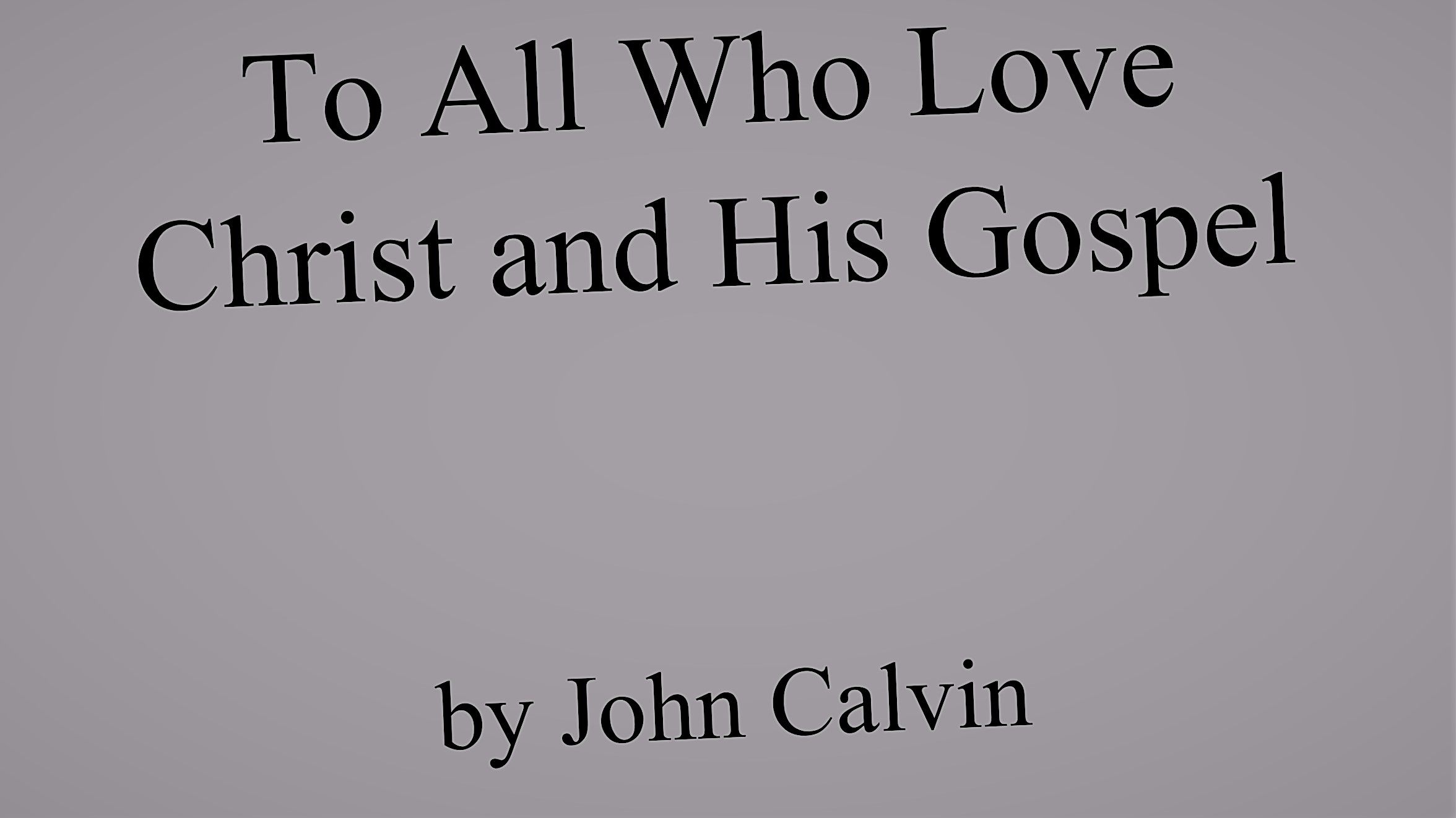 5 Reasons to Read John Calvin’s First Theological Work · Aaron Shryock